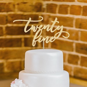 Birthday Cake Topper 29th Birthday 25th Birthday Milestone Cake Topper ...