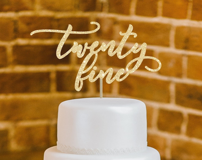 Twenty Something Cake Topper, 29th Birthday Cake Topper, 28th Birthday ...