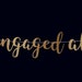 Engaged Af Banner Bachelorette Banner Engagement Party Decorations ...