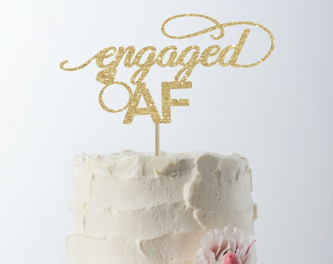 Engagement Cake Topper Marriage Proposal Cake Topper Bridal - Etsy