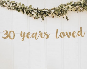 Aged to Perfection Birthday Banner 30 Birthday Banner 40 - Etsy