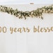 100 Years Blessed Banner 100 Birthday Banner 100 Party Decoration 100 ...