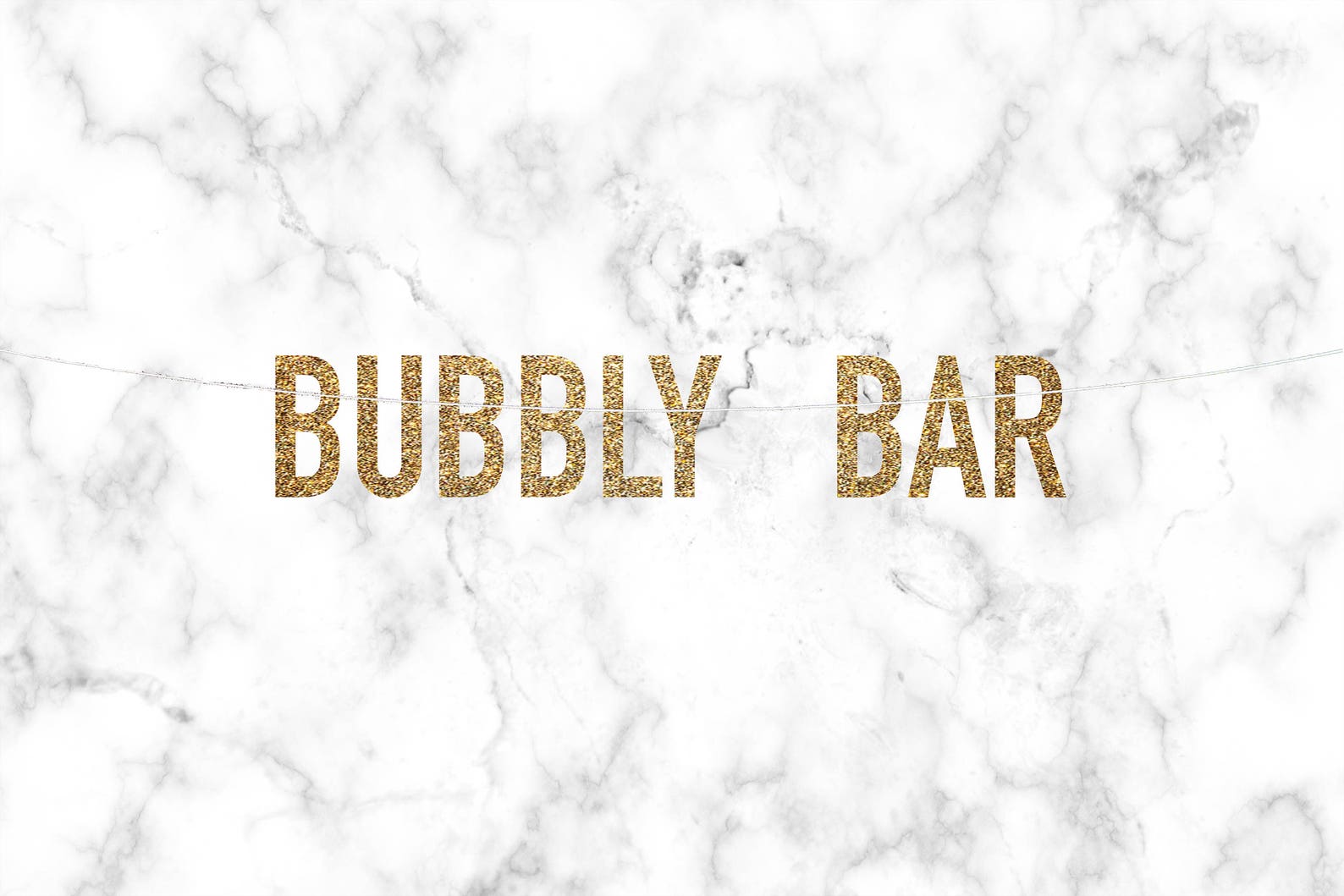Bubbly Bar Banner Open Bar Banner Bachelorette Party Decorations ...