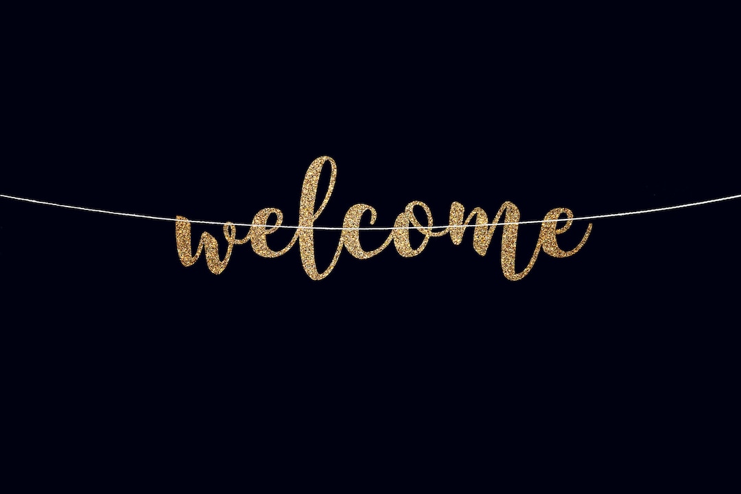 Welcome Banner Wedding Banner Welcome Sign Baby Shower Banner Wedding ...