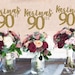 90th Birthday Centerpieces 90 Centerpieces 90th Birthday Party 90th ...