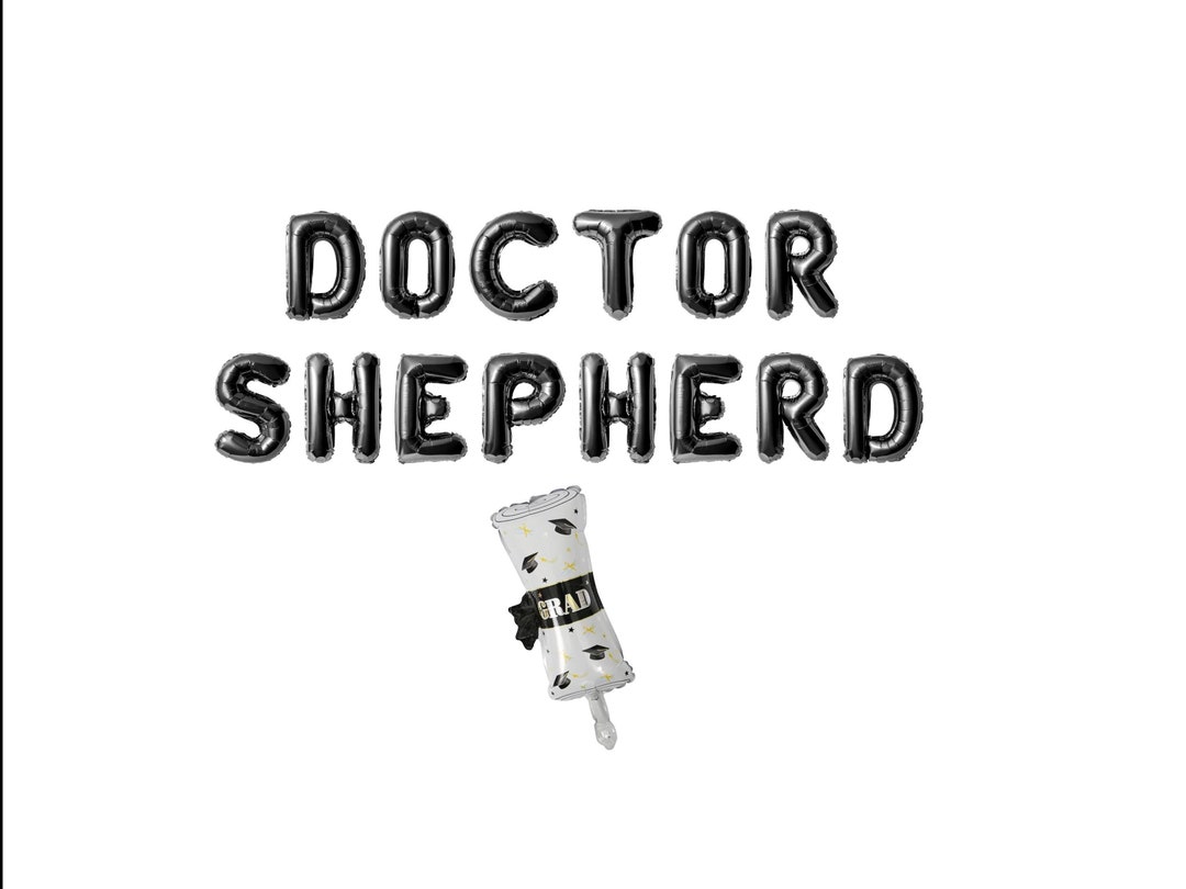 Personalized Doctor Balloon Banner Doctor Graduation Party Decorations ...