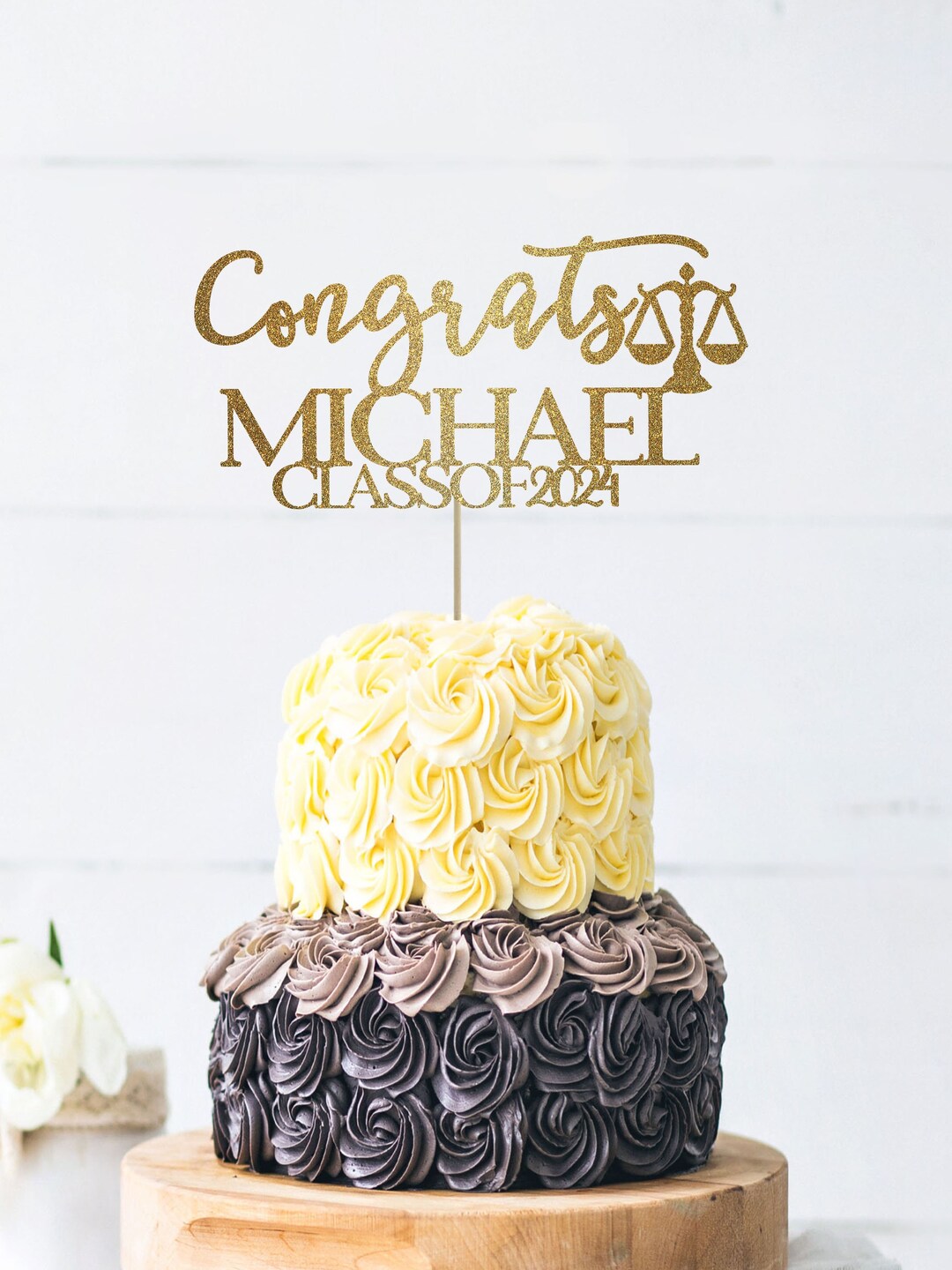 Congrats Lawyer Graduation Cake Topper Lawyer Cake Topper Law School ...