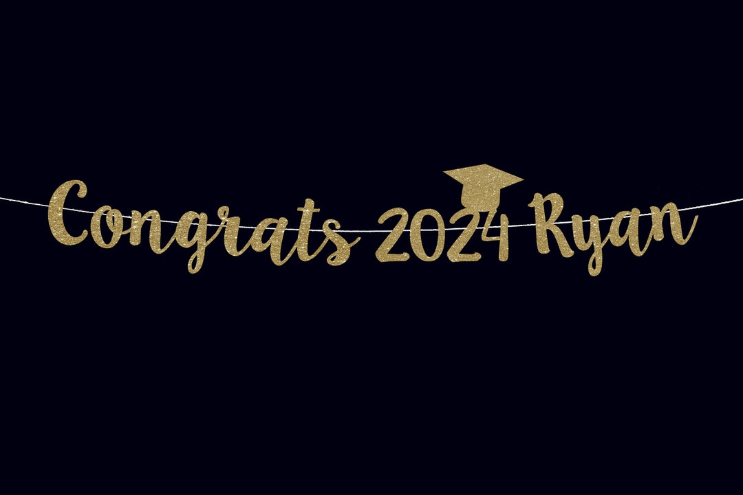 Graduation Party Decor 2024 Graduation Banner Graduation Party ...