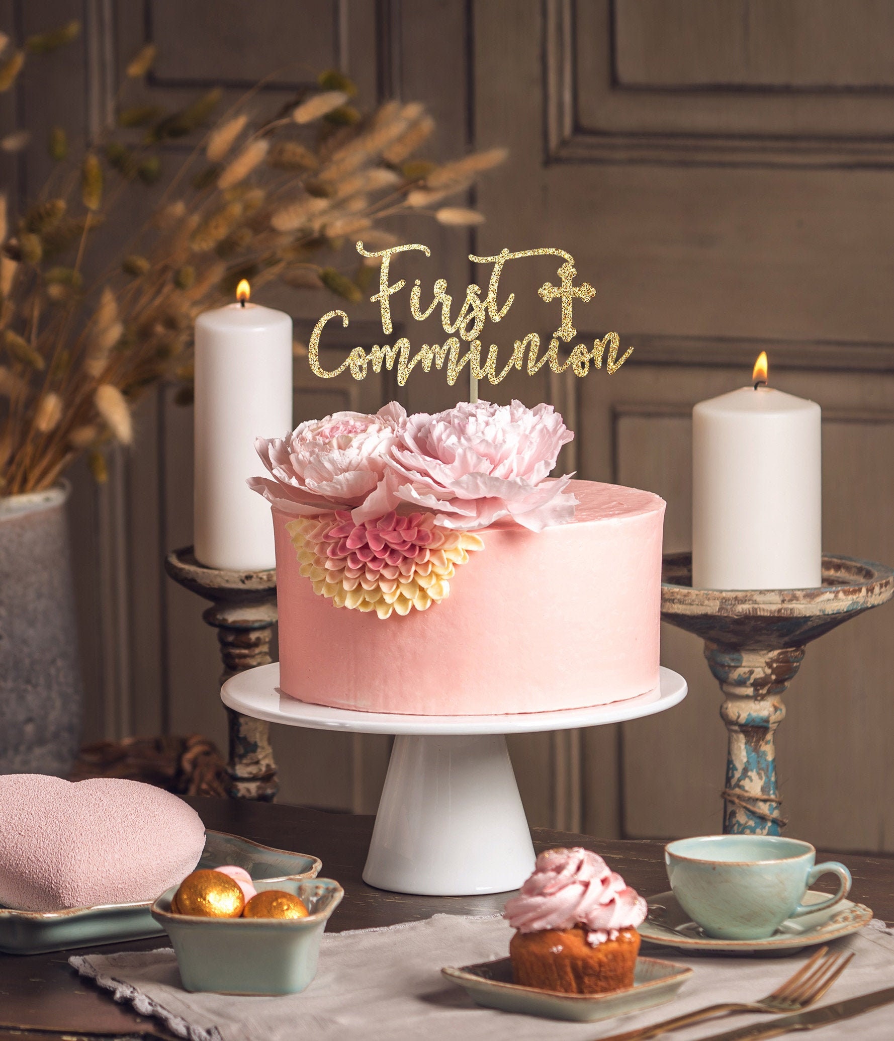 First Communion Cake Toppers