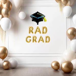 Rad Grad Balloon Banner Technologist Radiology Student Graduation Party ...