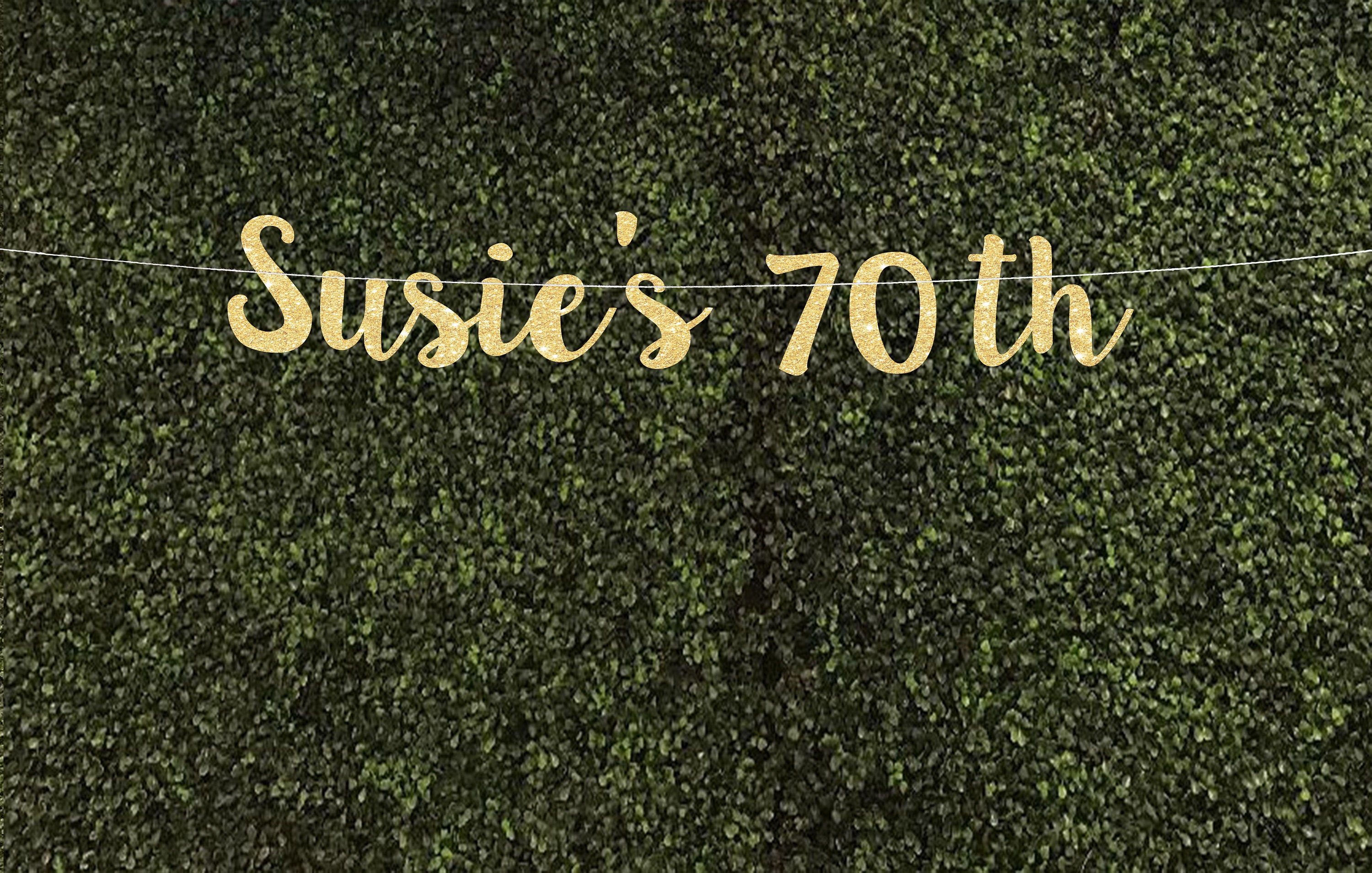 70th Birthday Custom Banner 70 Birthday Banner Personalized Banner 70 ...