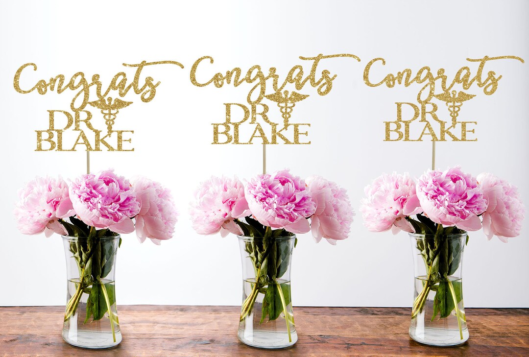 Doctor Graduation Party Doctor Centerpieces Doctor Grad Party Decor ...