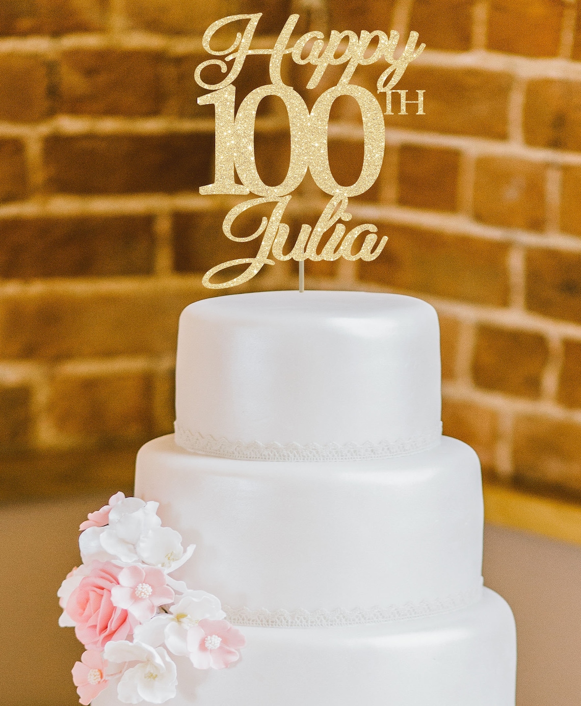 100 Cake Topper 100th Cake Topper 100 Birthday Topper Custom - Etsy