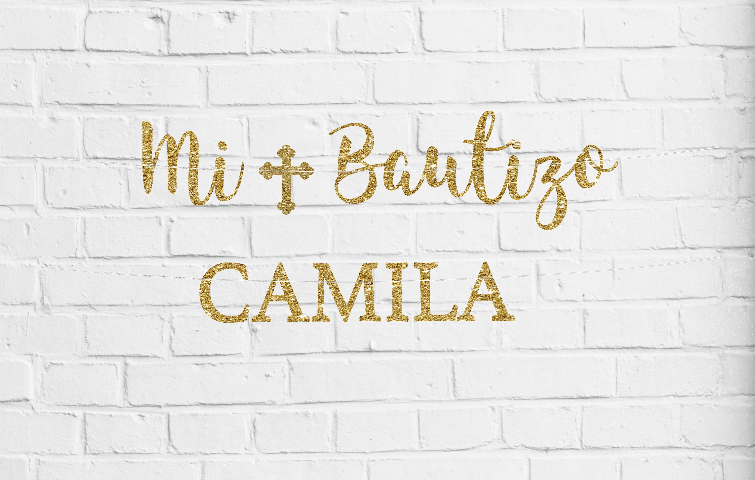 Mi Bautizo Banner Spanish Baptism Banner Custom Banner Bautizo - Etsy