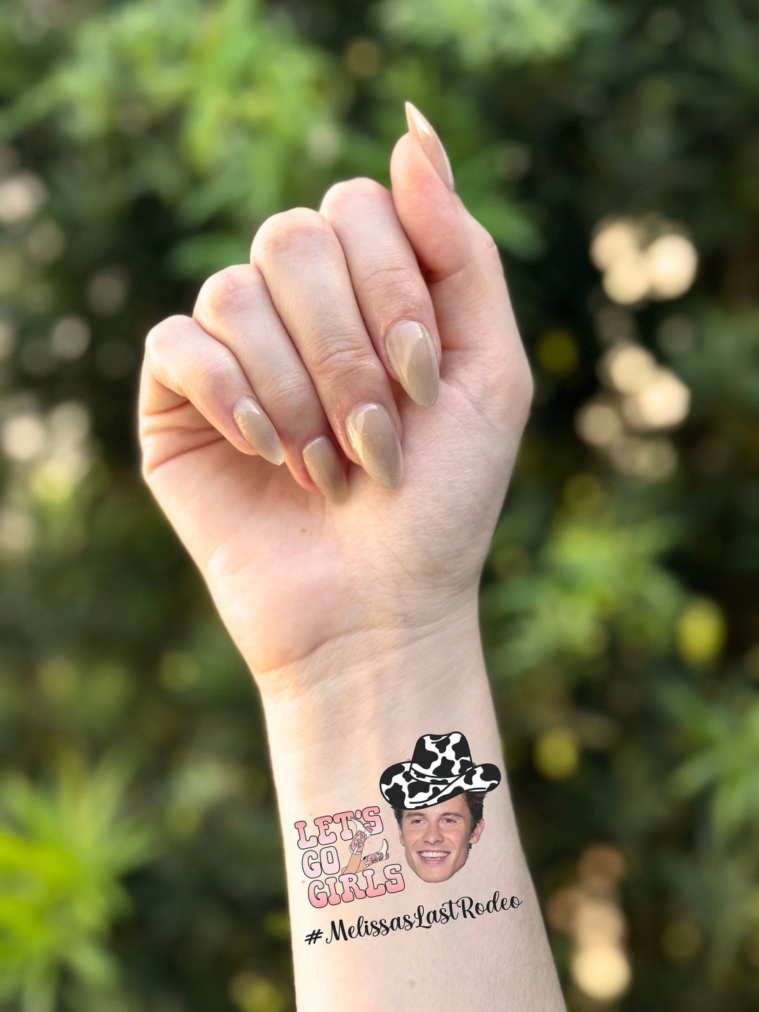 Last Rodeo Temporary Tattoos Custom Bachelorette Tattoos Bachelorette ...