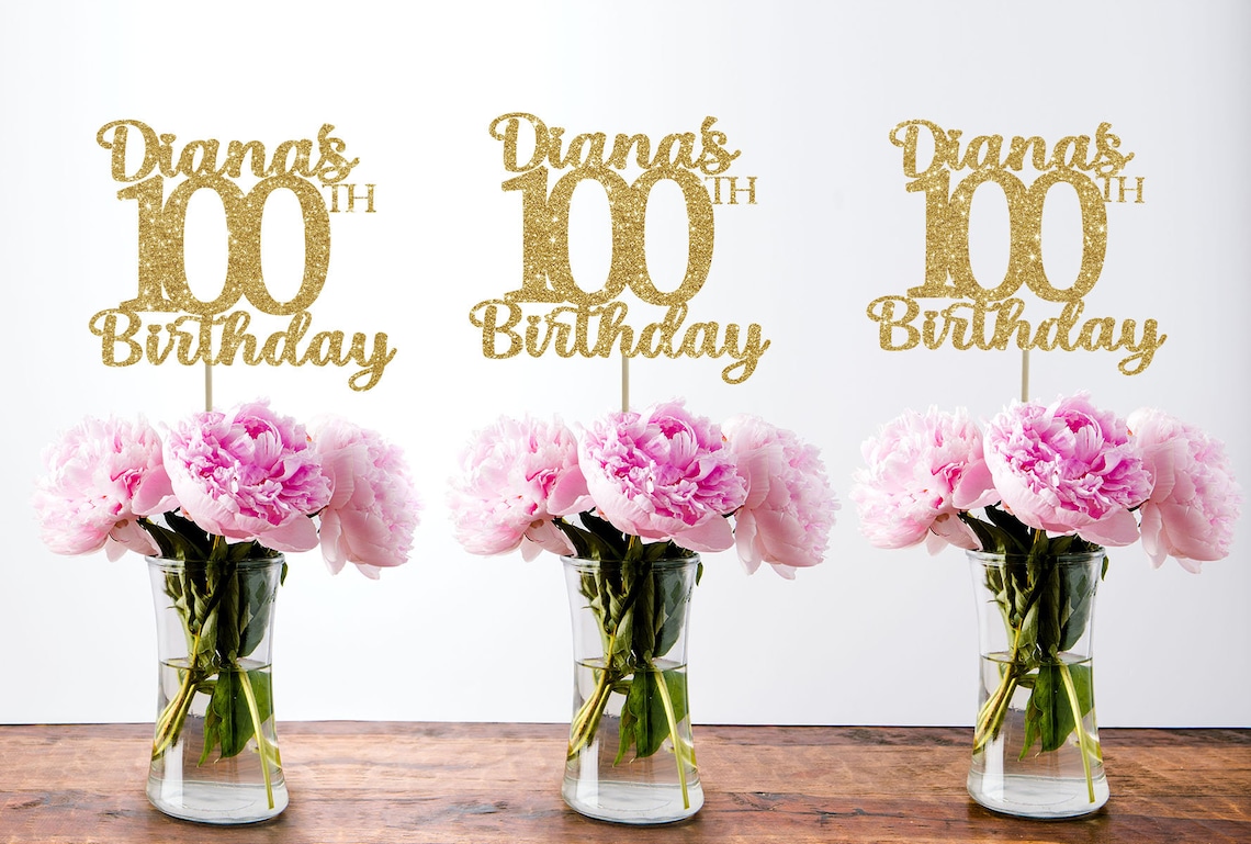 100th Birthday Centerpiece 100th Centerpiece 100th Birthday Etsy 100th-birthday-centerpiece-100th-centerpiece-100th-birthday-etsy