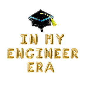 In My Engineer Era Balloon Banner Engineer Graduation Party Decorations ...