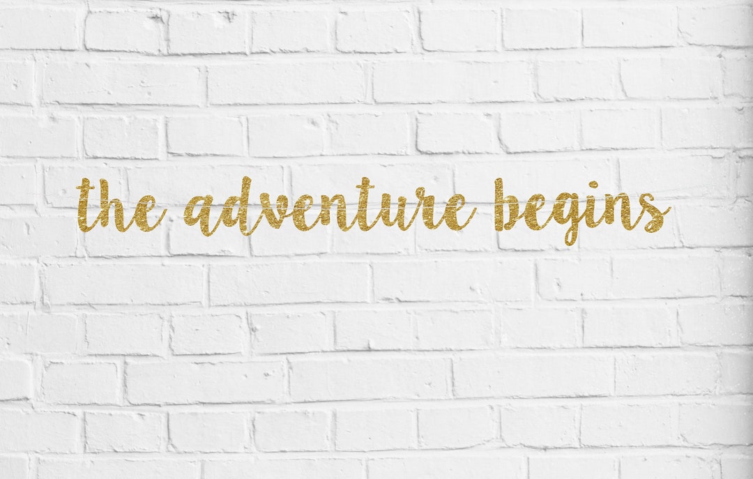 The Adventure Begins Graduation Banner Congrats Grad Graduation Party ...