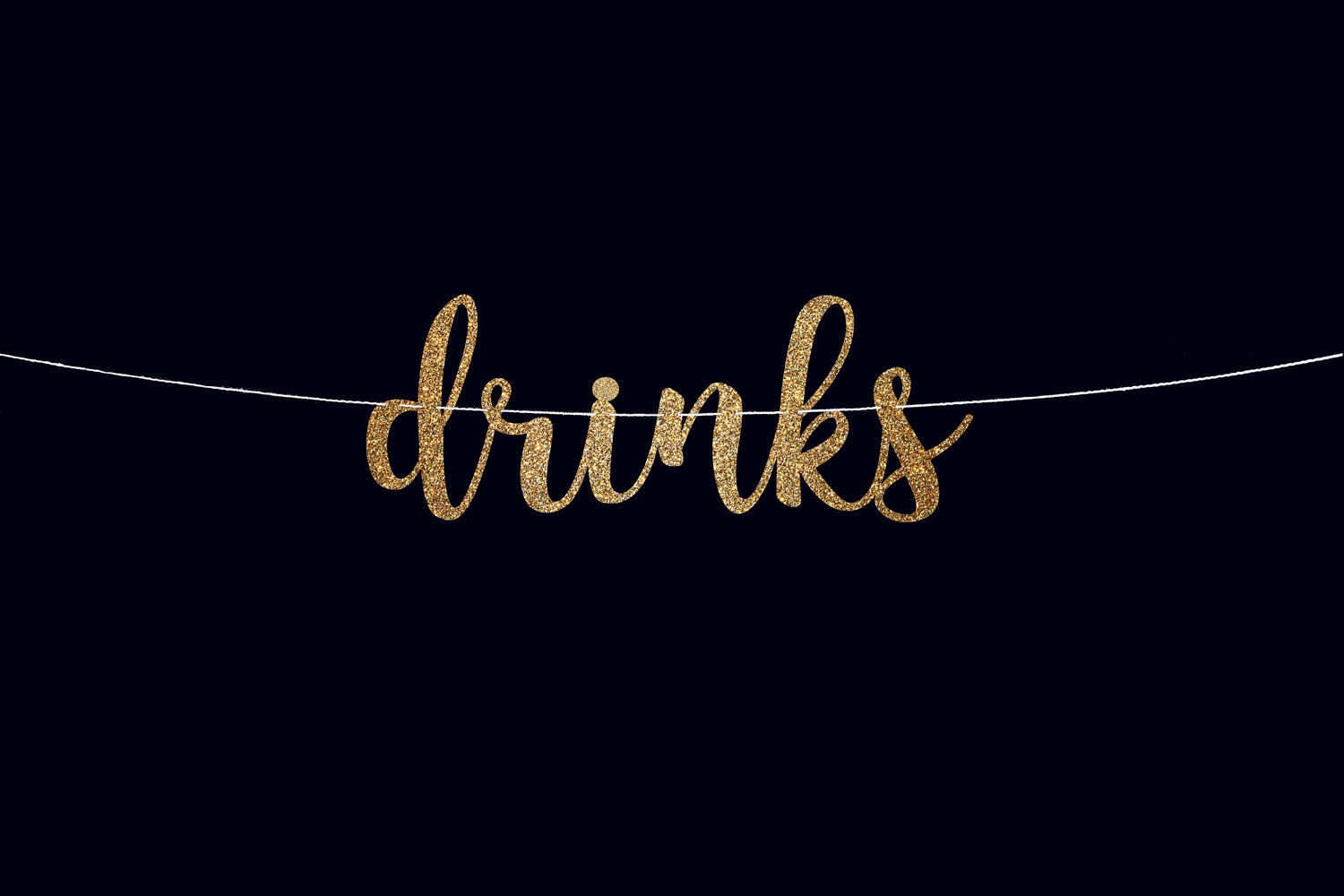 Drinks Banner Wedding Banner Bachelorette Party Banner Drinks Table ...
