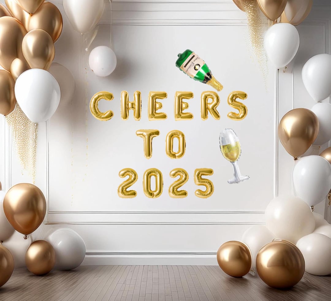 NYE Balloon Banner NYE Party Decoration New Years Eve Balloons NYE ...