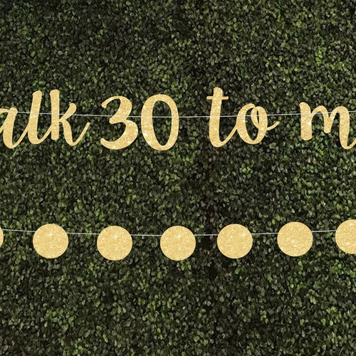 30th Birthday Decoration Dirty 30 Banner 30th Birthday Party - Etsy