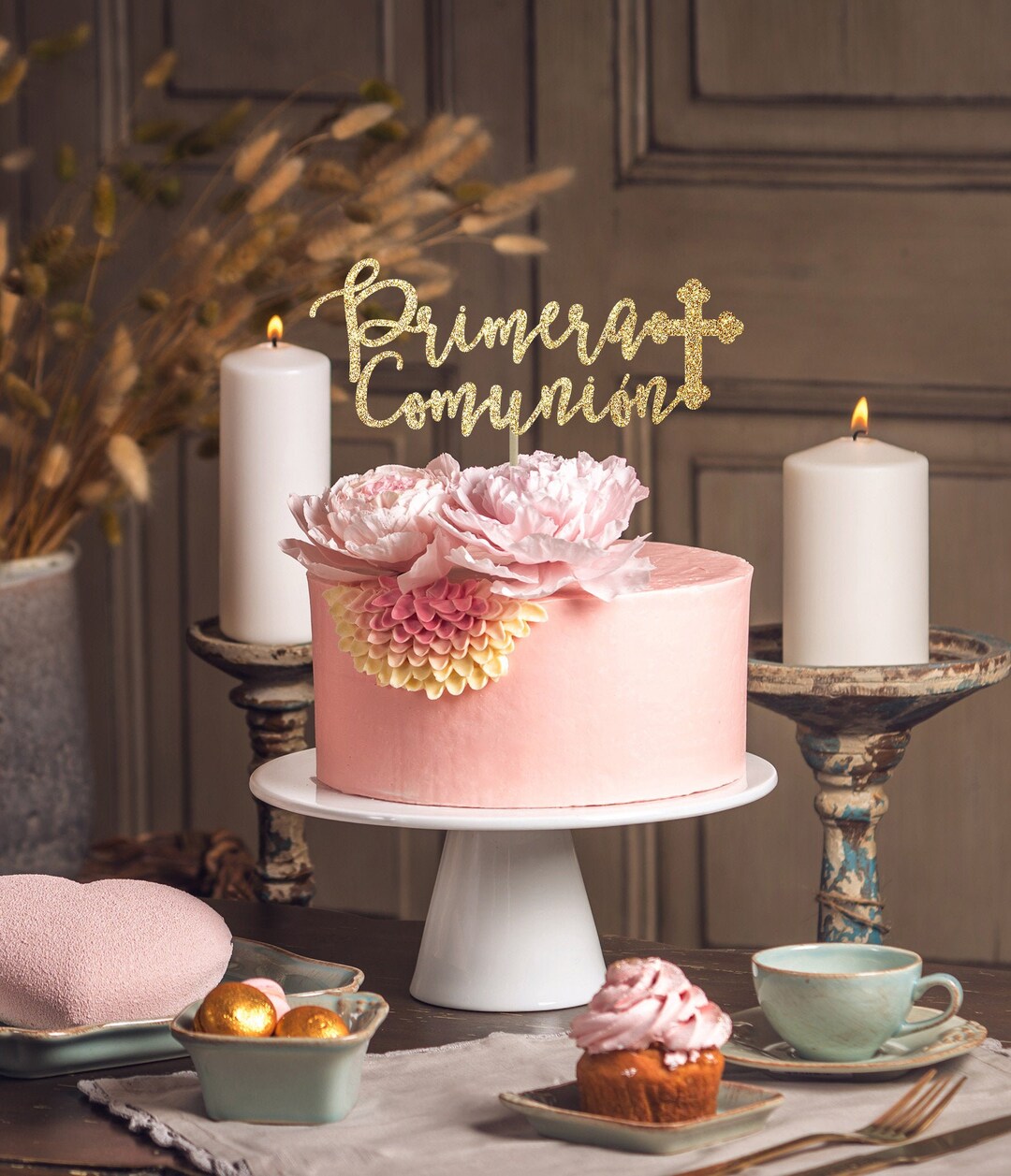 Mi Primera Comunion Topper First Holy Communion Cake Topper Communion ...