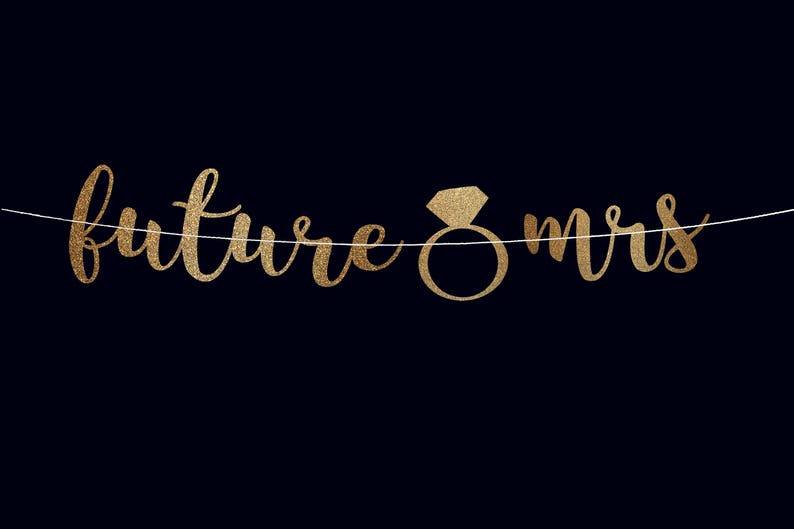 Future Mrs Banner Bridal Shower Banner Future Mrs Sign Bridal Shower ...