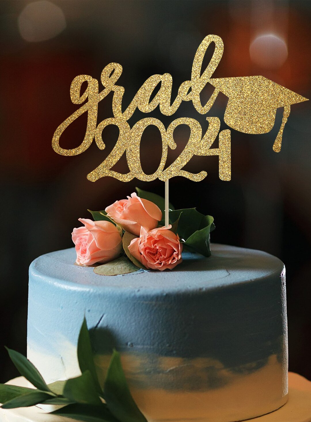 Graduation Cake Topper Grad 2024 Cake Topper Class of 2024 Topper Grad ...