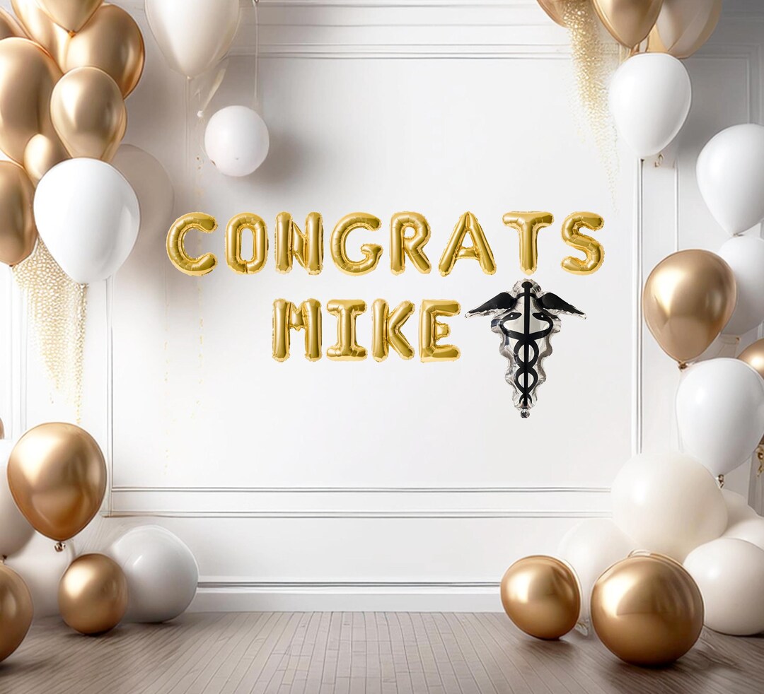Personalized Graduation Banner Medical Field Graduation Decorations ...
