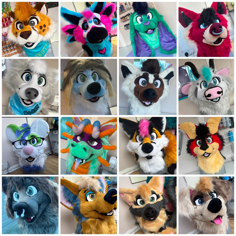Mascot Costume Head - Etsy