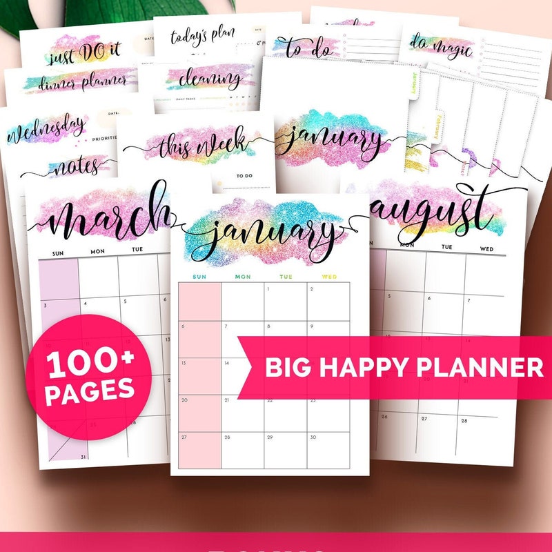 Happy Planner 2021 - Etsy