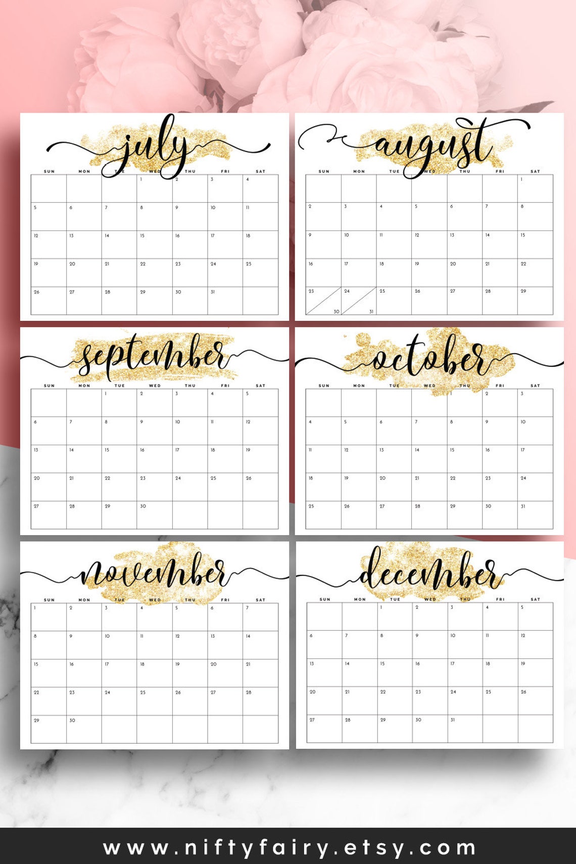 2021 Monthly Planner 2021 Desk Calendar 2021 Desk Planner - Etsy