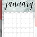 Wall Calendar 2020, Watercolor Calendar 2020, 2020 Printable Monthly ...