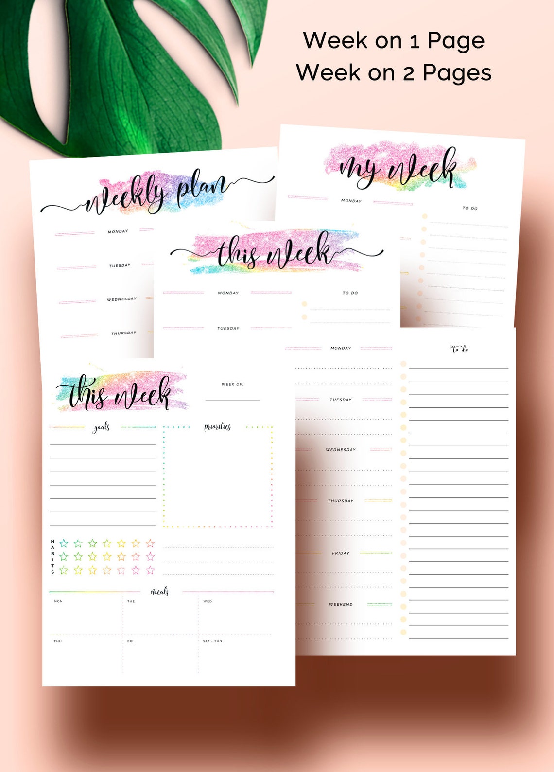 Planner Inserts 2022 Arc Planner Dividers, Arc Notebook Insert 2022 ...