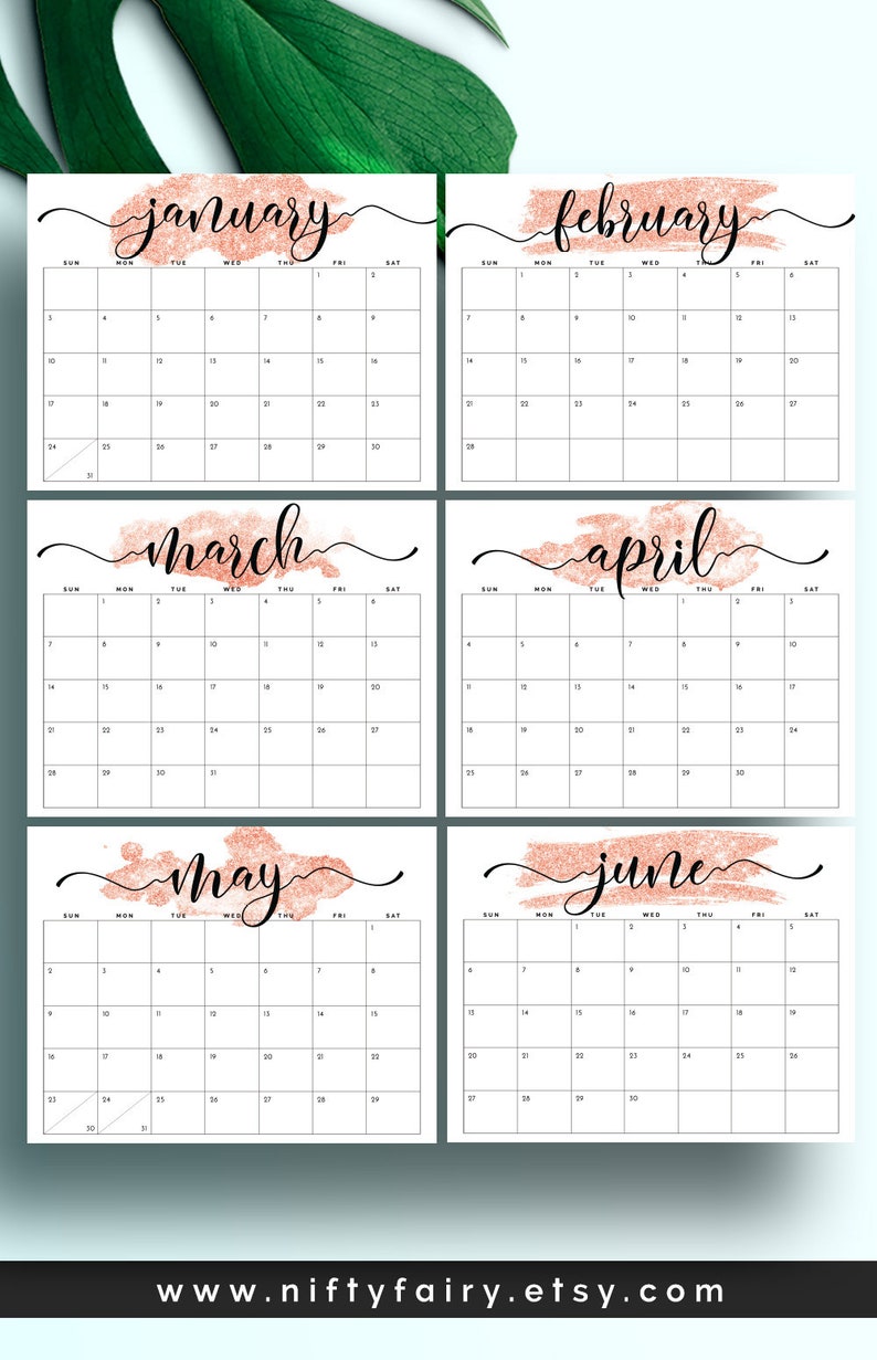 2021 Desk Calendar 2021 Monthly Planner 2021 Desk Planner - Etsy