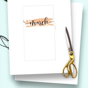 Personal Dividers Monthly Tabs, Planner Dividers, Agenda Dividers ...