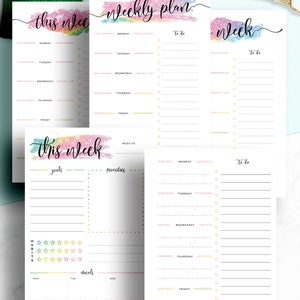 2023 Arc Planner Inserts, Tul Calendar Inserts 2023, Arc Junior Planner ...