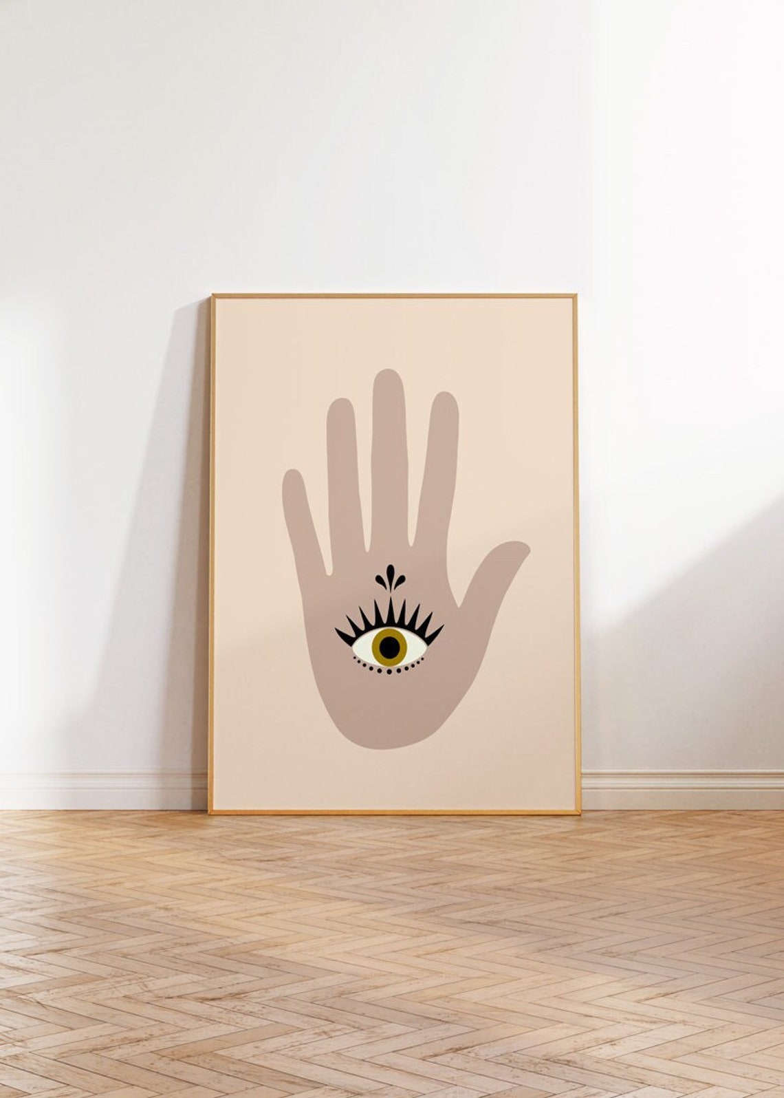Printable Art, Hamsa Hand, Hand of Fatima, Evil Eye, Third Eye ...