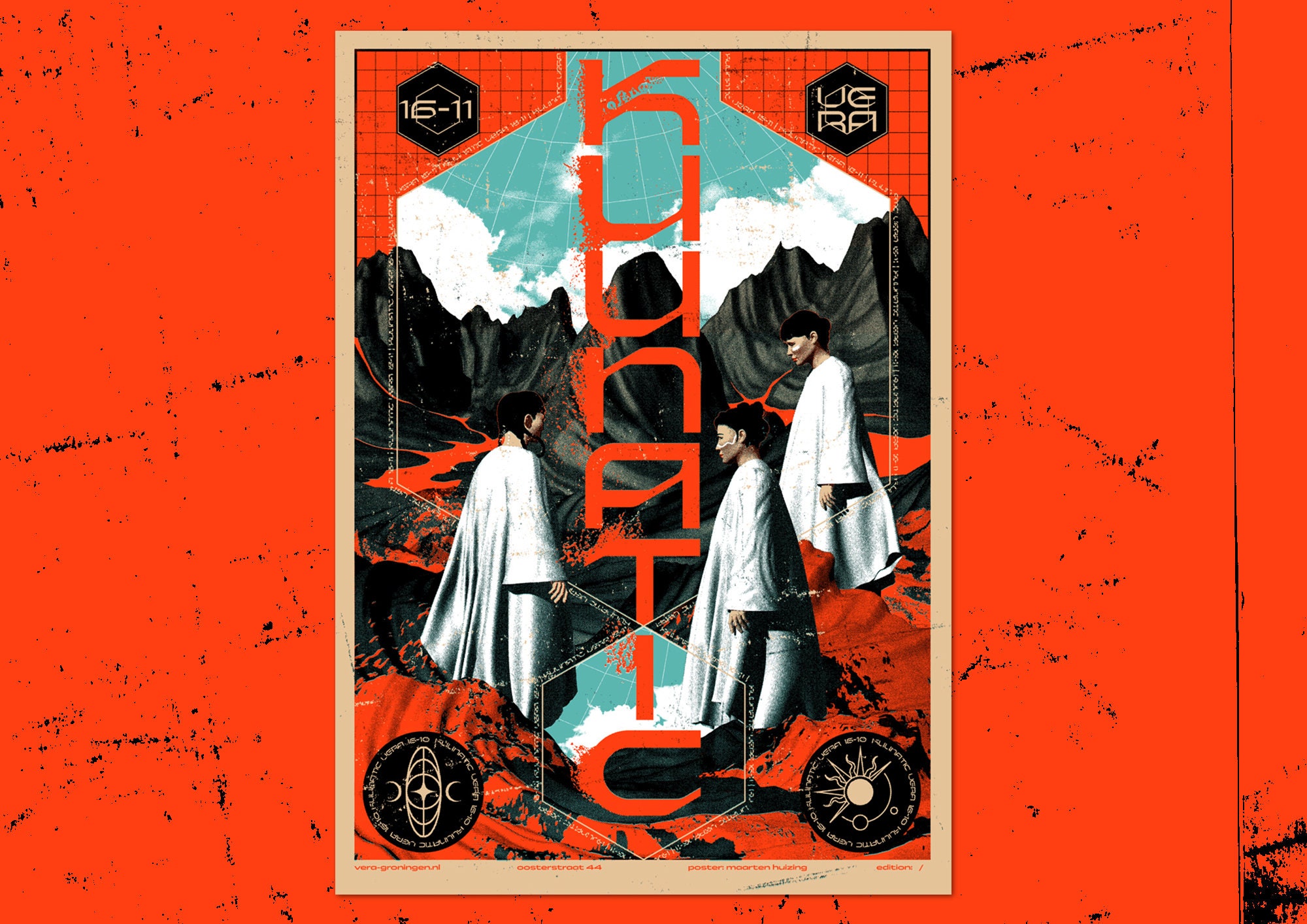 Kuunatic Gig Poster by Maarten - Etsy