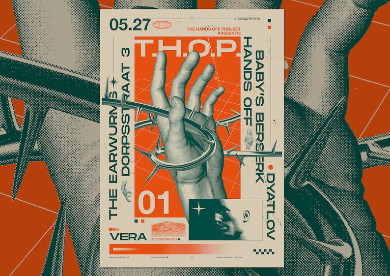 T.H.O.P. 01 - Gig Poster by Maarten - Etsy