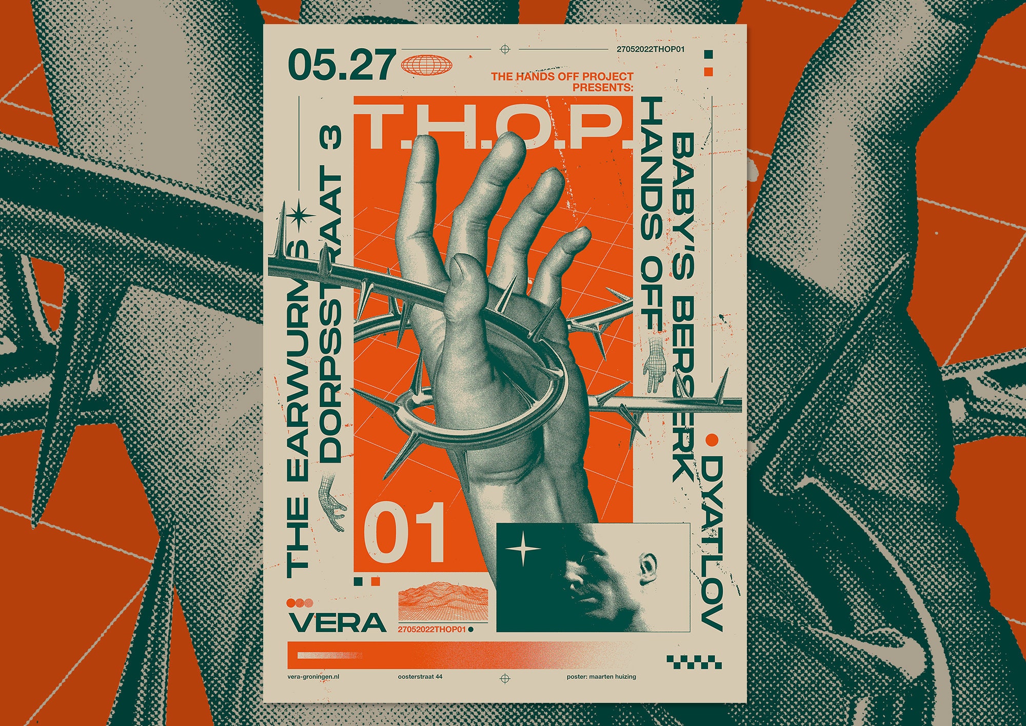 T.H.O.P. 01 - Gig Poster by Maarten - Etsy