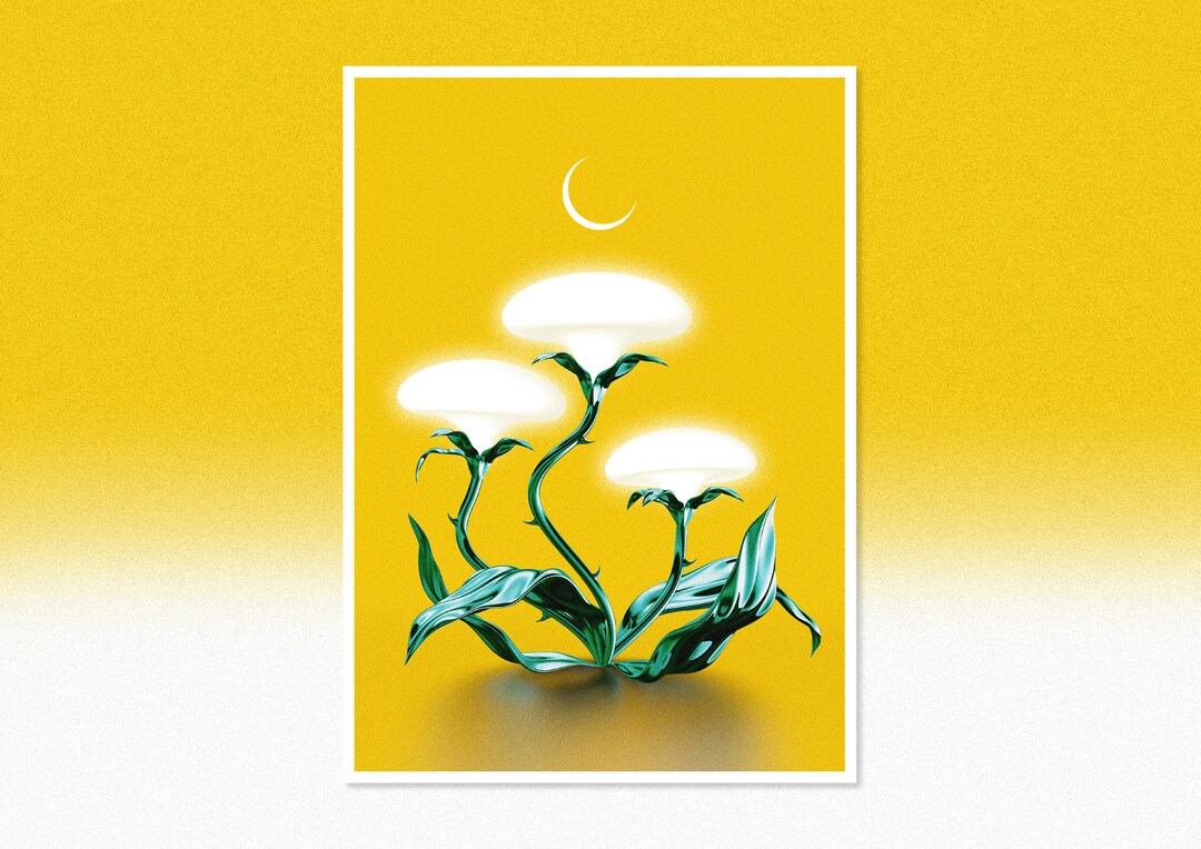 Radiant Plantlife - Moon, by Maarten Huizing - Etsy