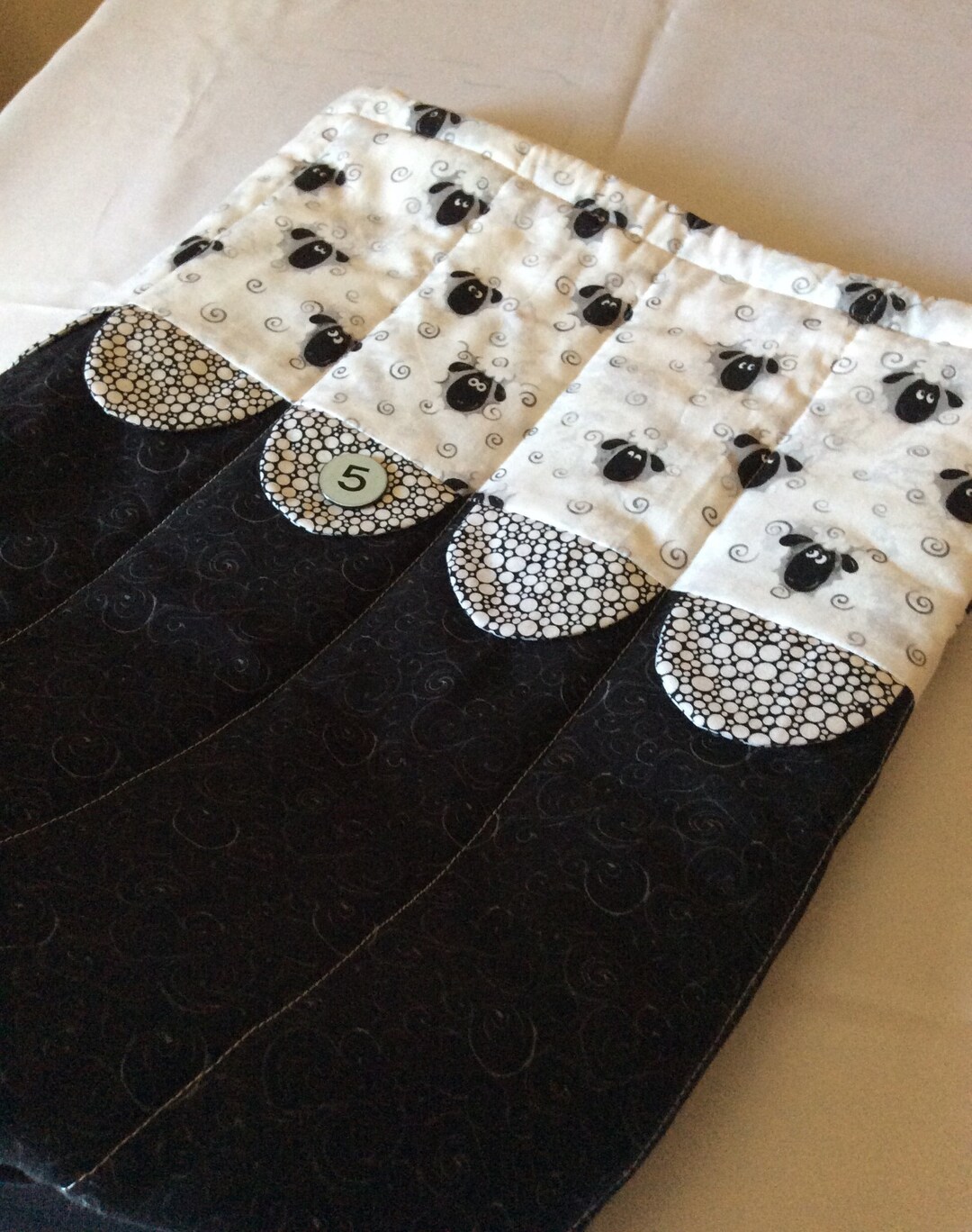 Quilted Craft Bag - Knitter Supply and Project Bag (back Pack) - Hook ...