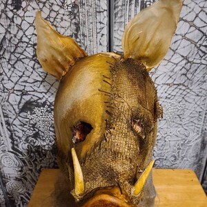Big Bad Piggy Scary Halloween Mask - Etsy
