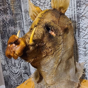 Big Bad Piggy Scary Halloween Mask - Etsy