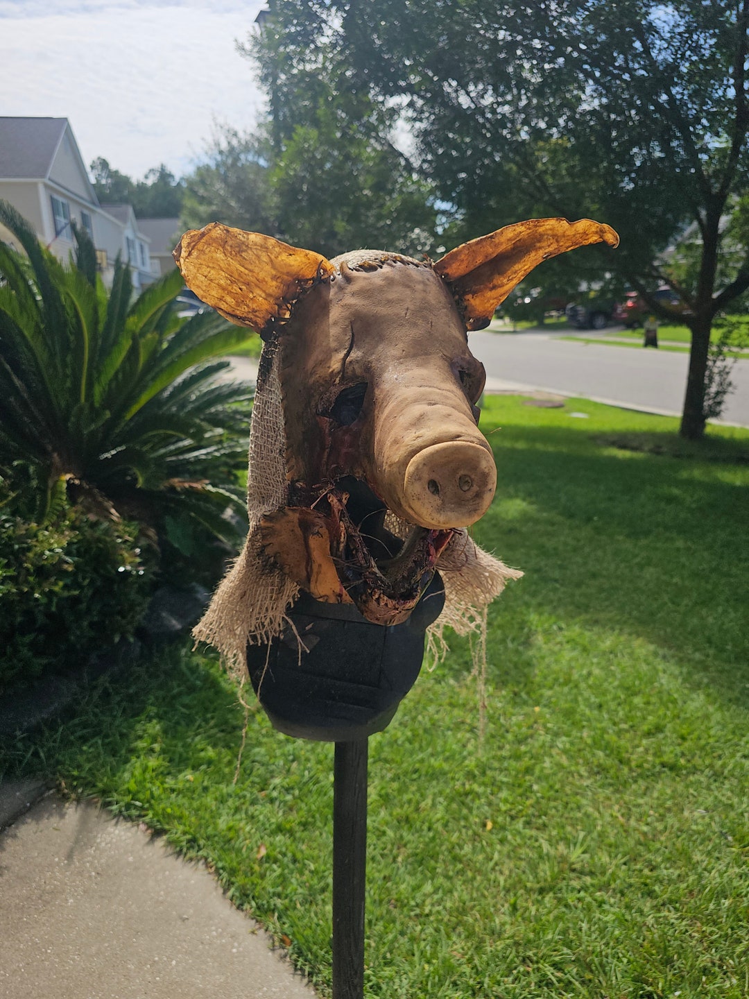 Scary Halloween Pig Mask - Etsy