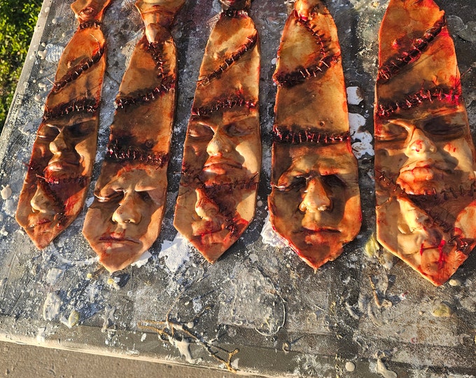 Skinned Face Scary Halloween Mask - Etsy