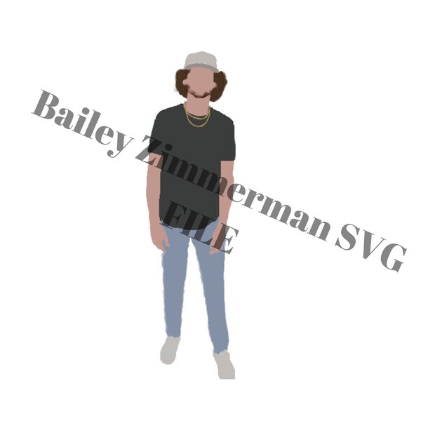 Bailey Zimmerman Face Svg - Etsy