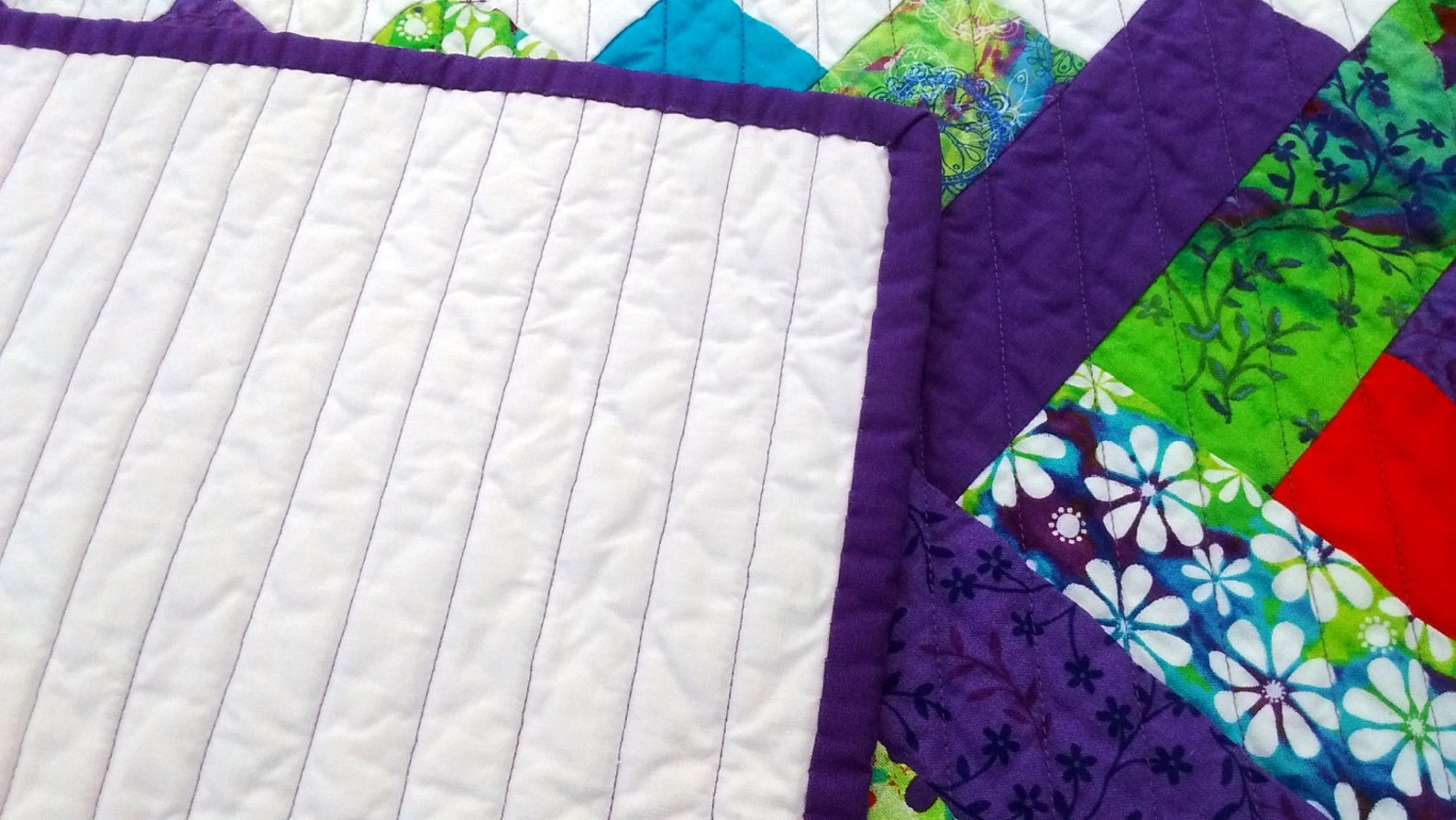 Handmade Quilted French Braid Table Runner - Etsy