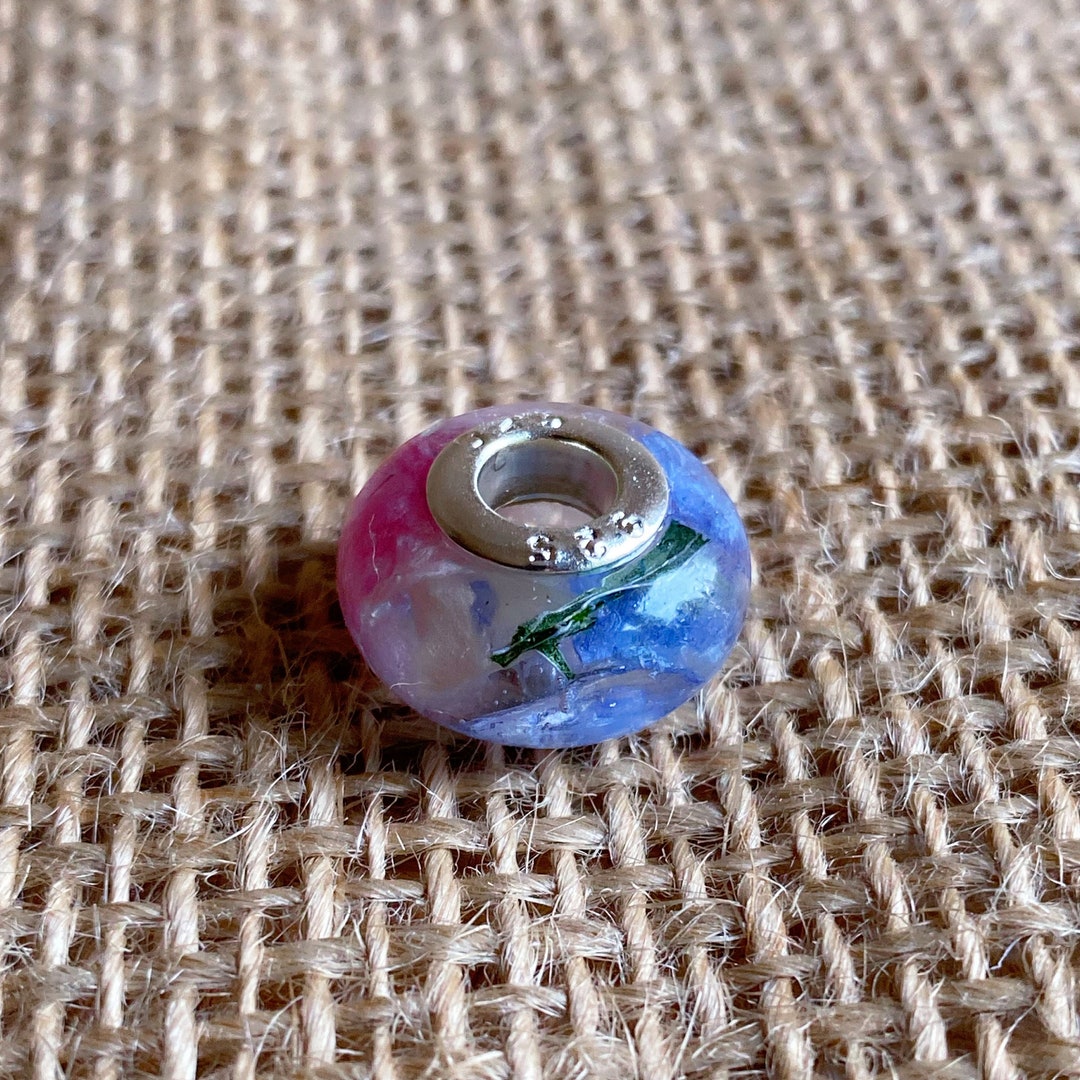 Wedding or Funeral Flower Preservation Bead Charm - Etsy